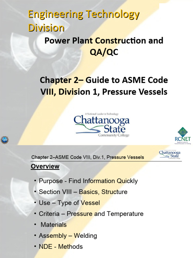 ASME Code VIII Div.1 Guide | PDF | Mechanical Engineering | Nuclear ...