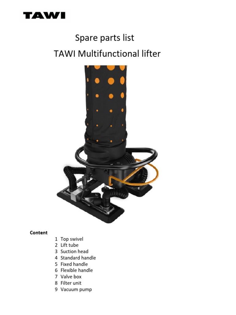 Spare parts list VM 80 | PDF | Washer (Hardware) | Pump