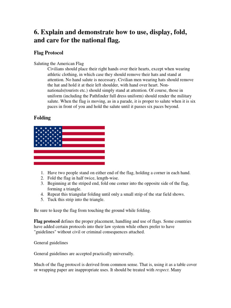 Pathfinder-Flag_Folding | Download Free PDF | Flag