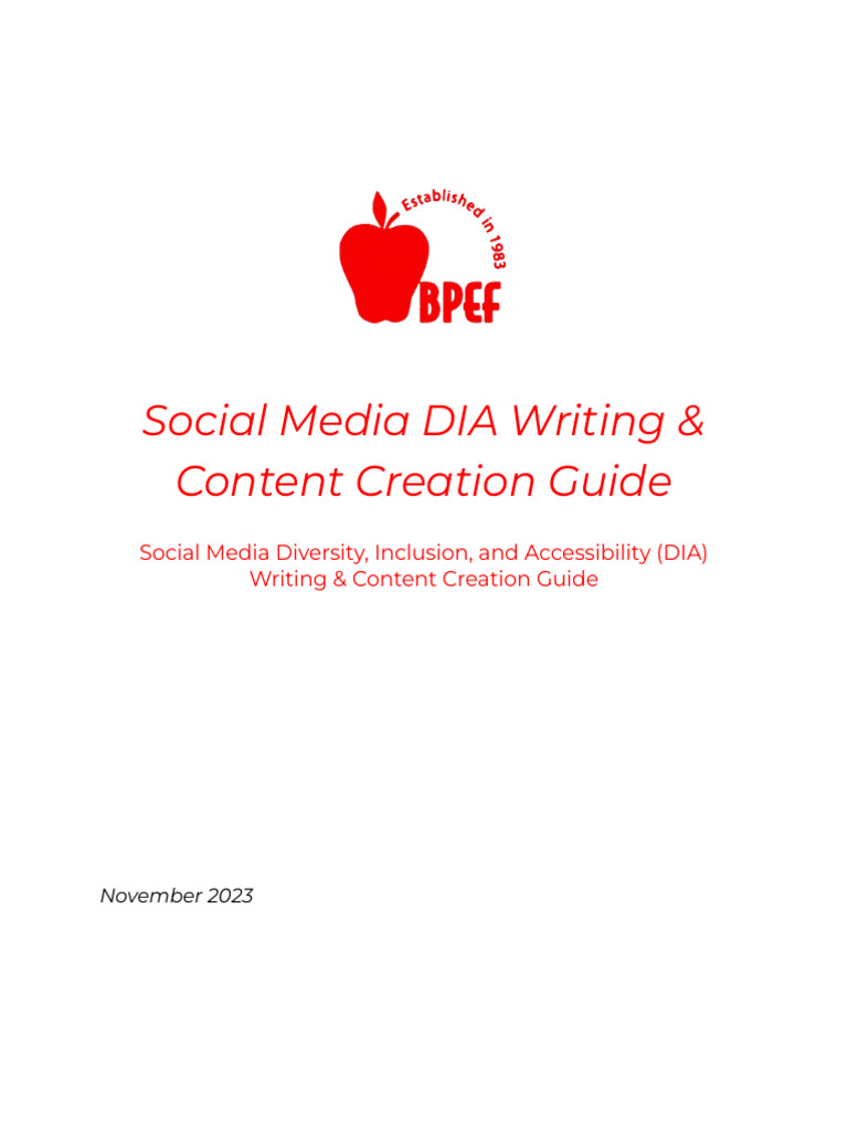 SM Dia Writing Content Creation Guide | PDF | Social Media | Popular ...
