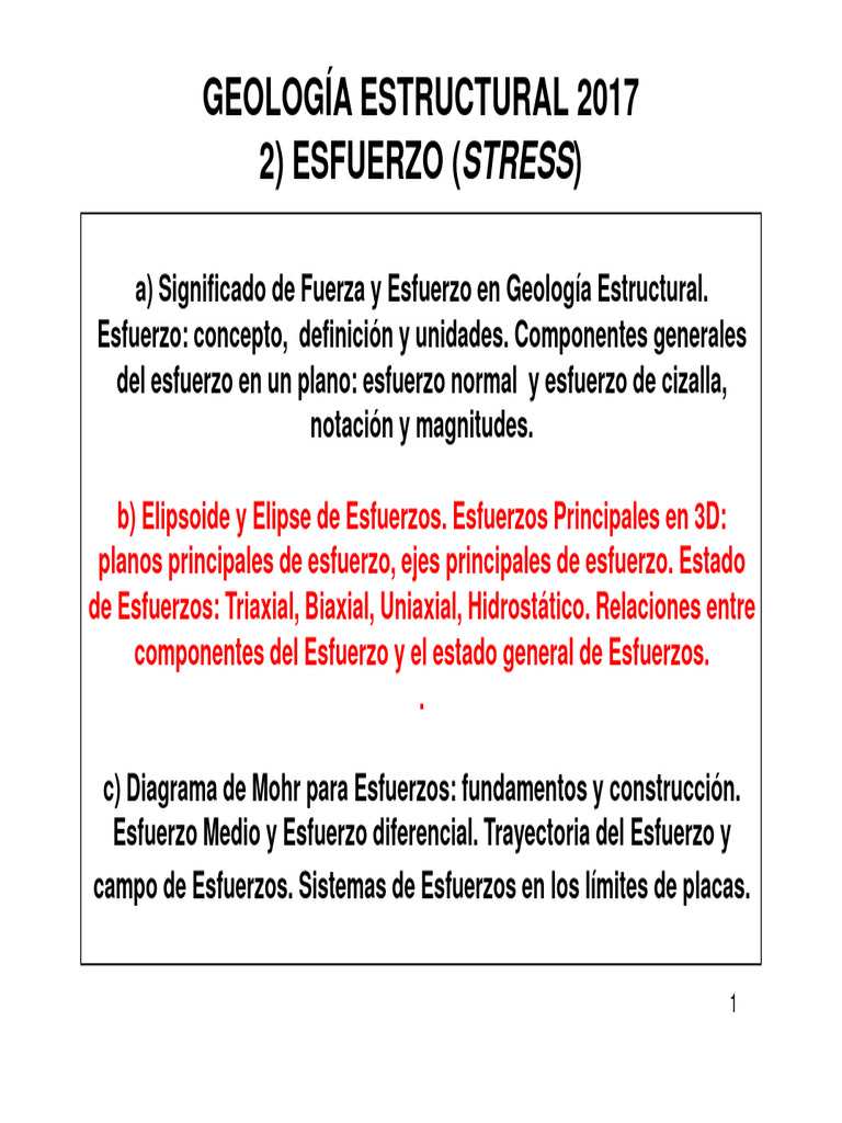 Fuerza y Esfuerzo en Geología Estructural | PDF | Fuerza | Vector ...