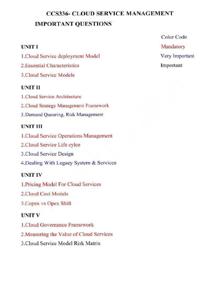 CCS336 Important Questions | PDF