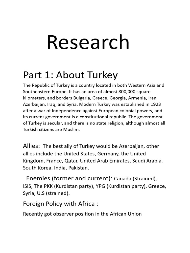 Turkey and Africa: Malnutrition Crisis Insights | PDF | Poverty ...