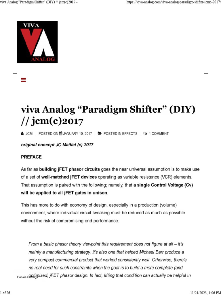 Paradigm Shifter | PDF