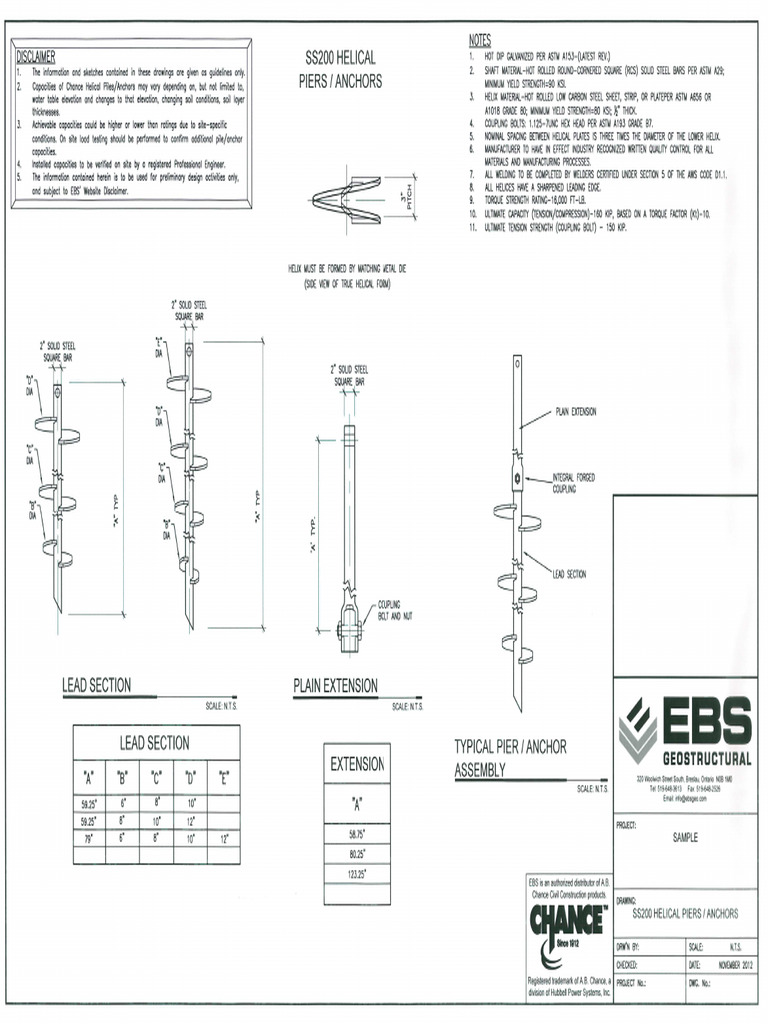 SS200+Helical+Piers-Anchors | PDF