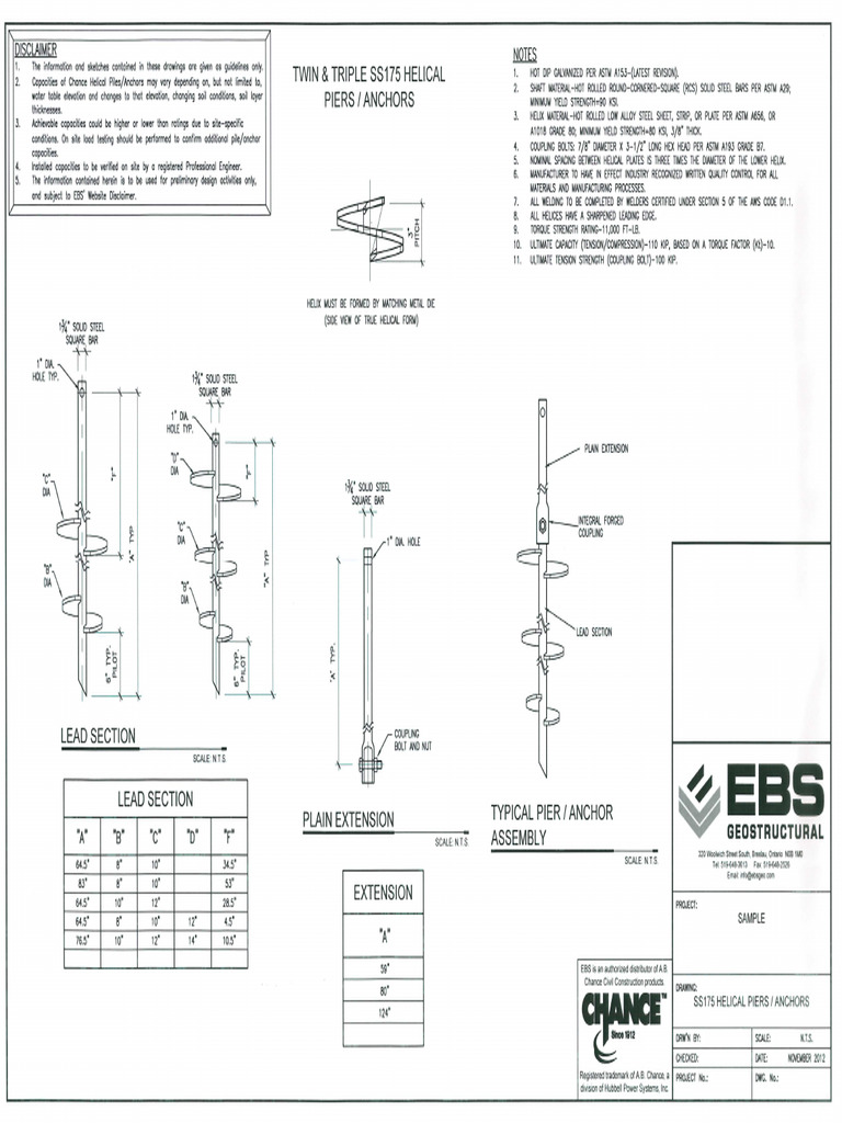 Twin+%26+Triple+SS175+Helical+Piers-Anchors | PDF