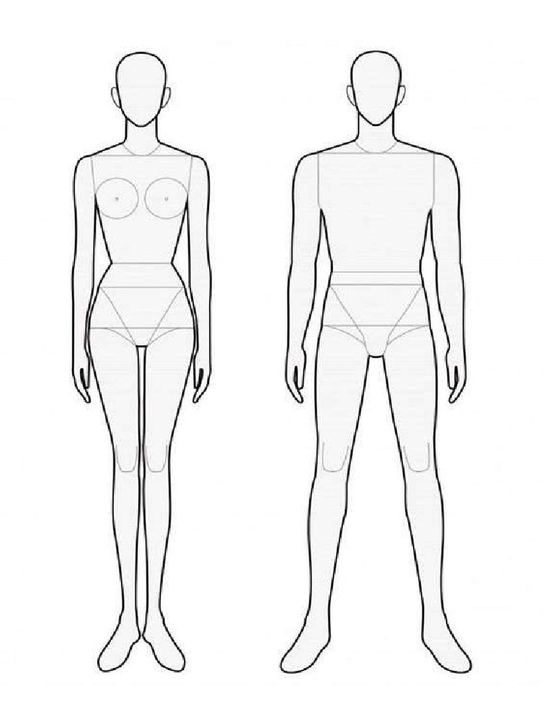 Croqui Feminino-Masculino | PDF