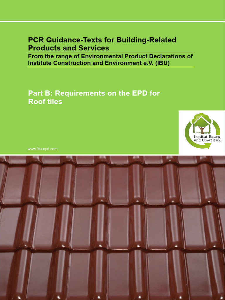 Roof Tiles | PDF | Life Cycle Assessment