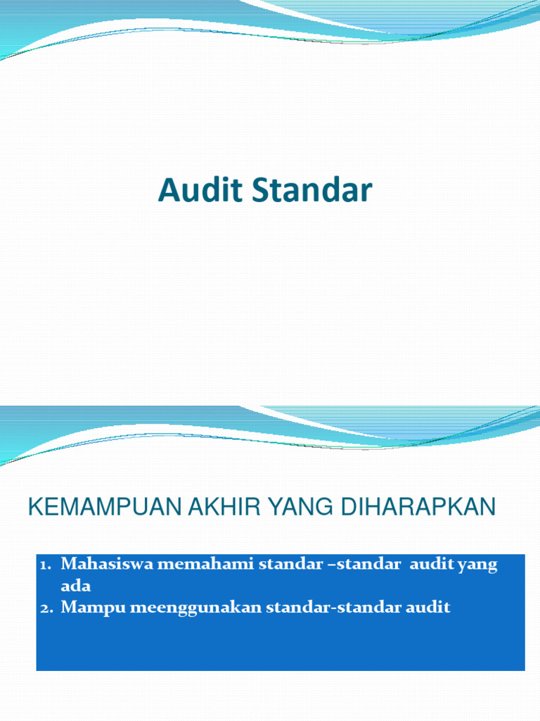 Audit Standar | PDF