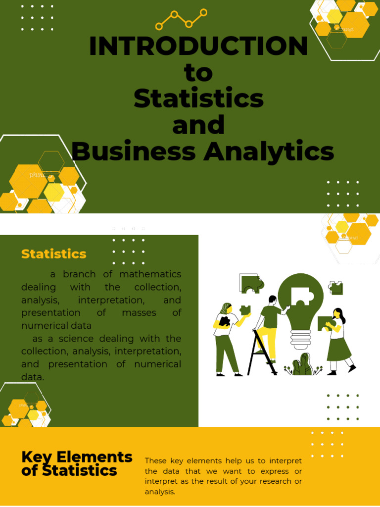 Lecture Aug 31 Introduction To Statistics And Business Analytics