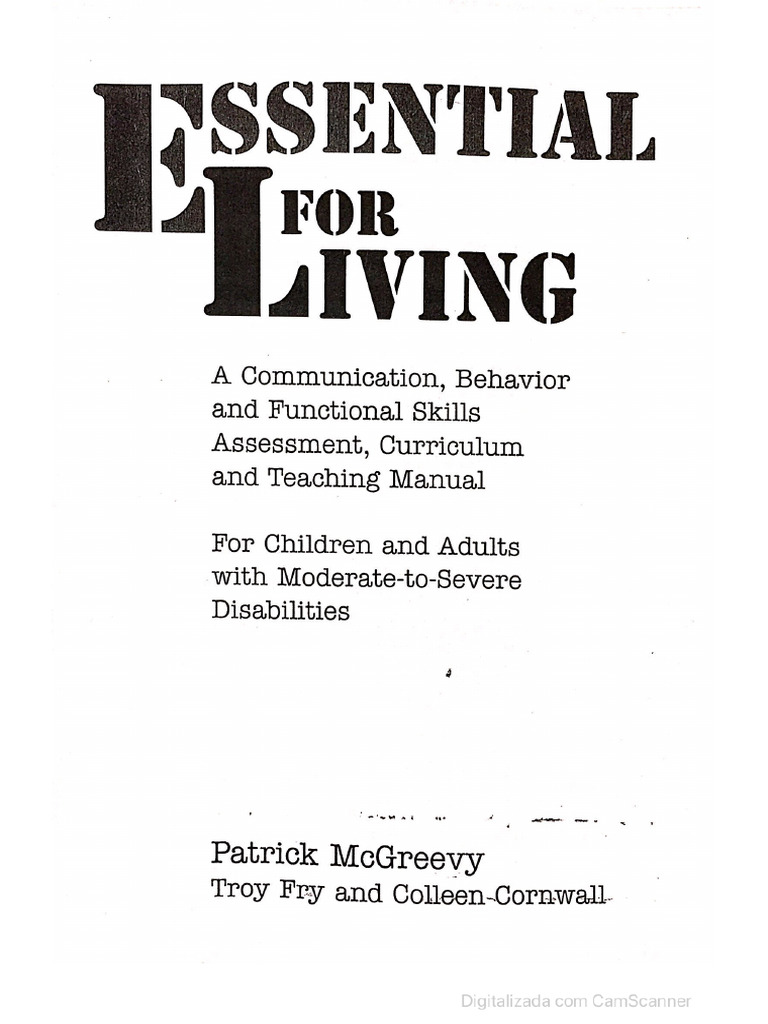 Manual Essential For Living | PDF