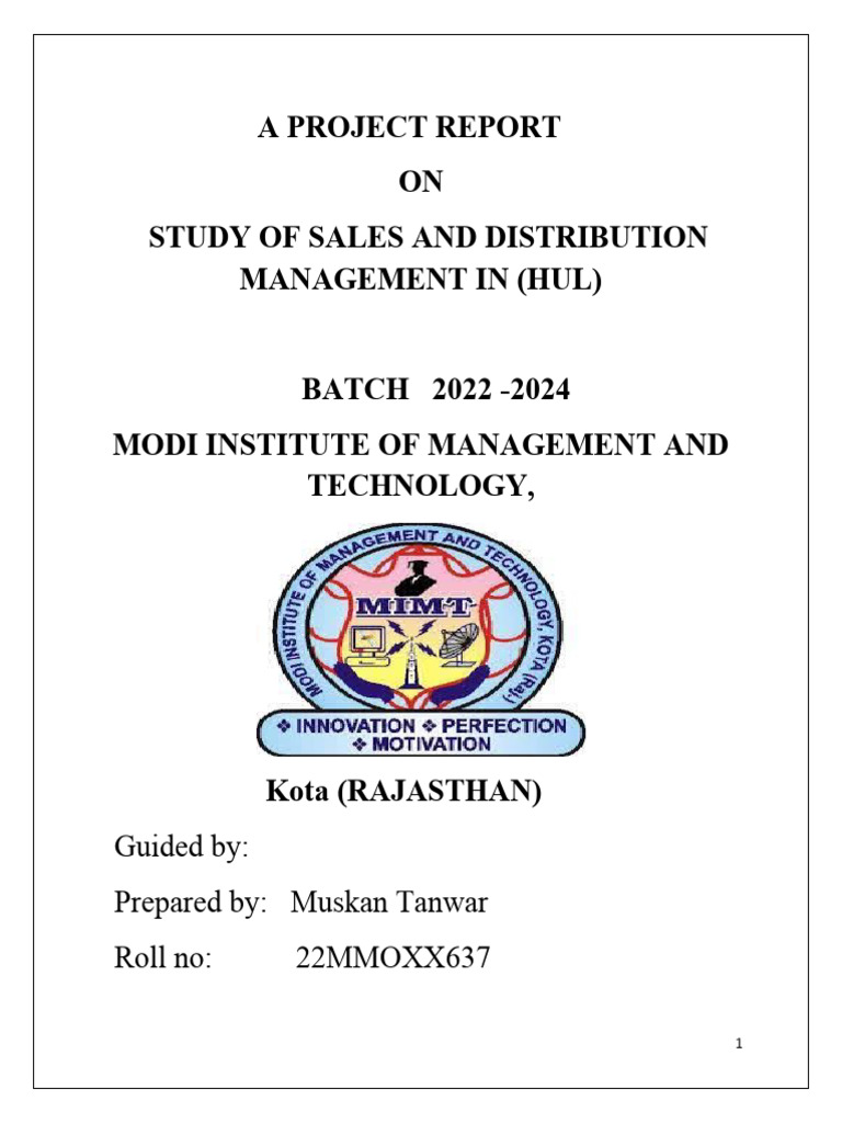 Sales and Distribution Management | PDF | Retail