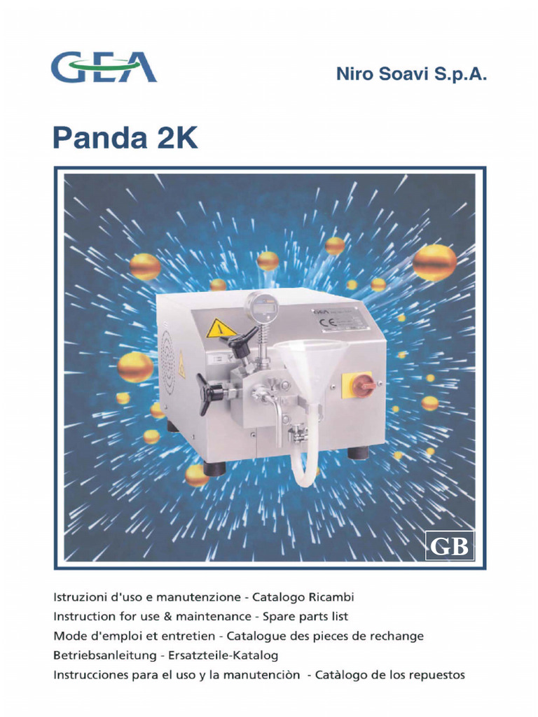 GEA Niro Soavi Panda 2k | Download Free PDF | Valve | Mechanical ...