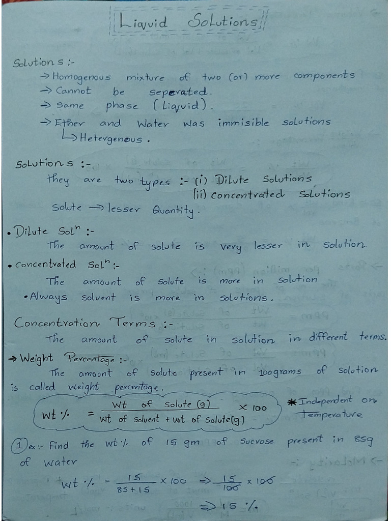 CH3 Solution First | PDF