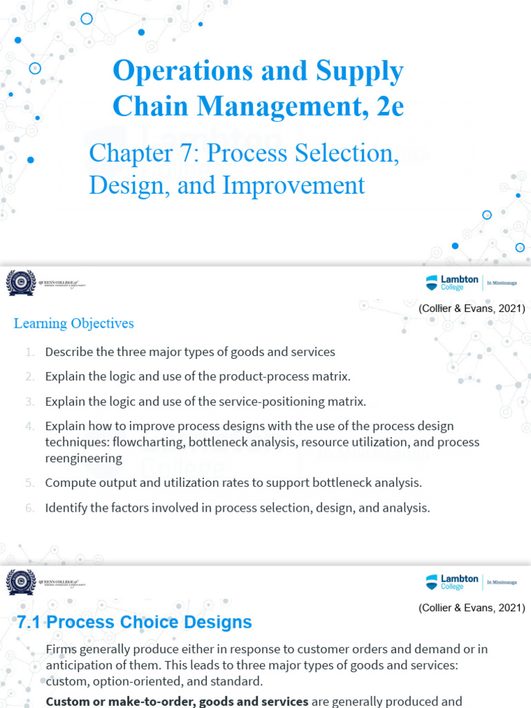 Chapter 7 Process Selection | PDF | Marketing | Goods