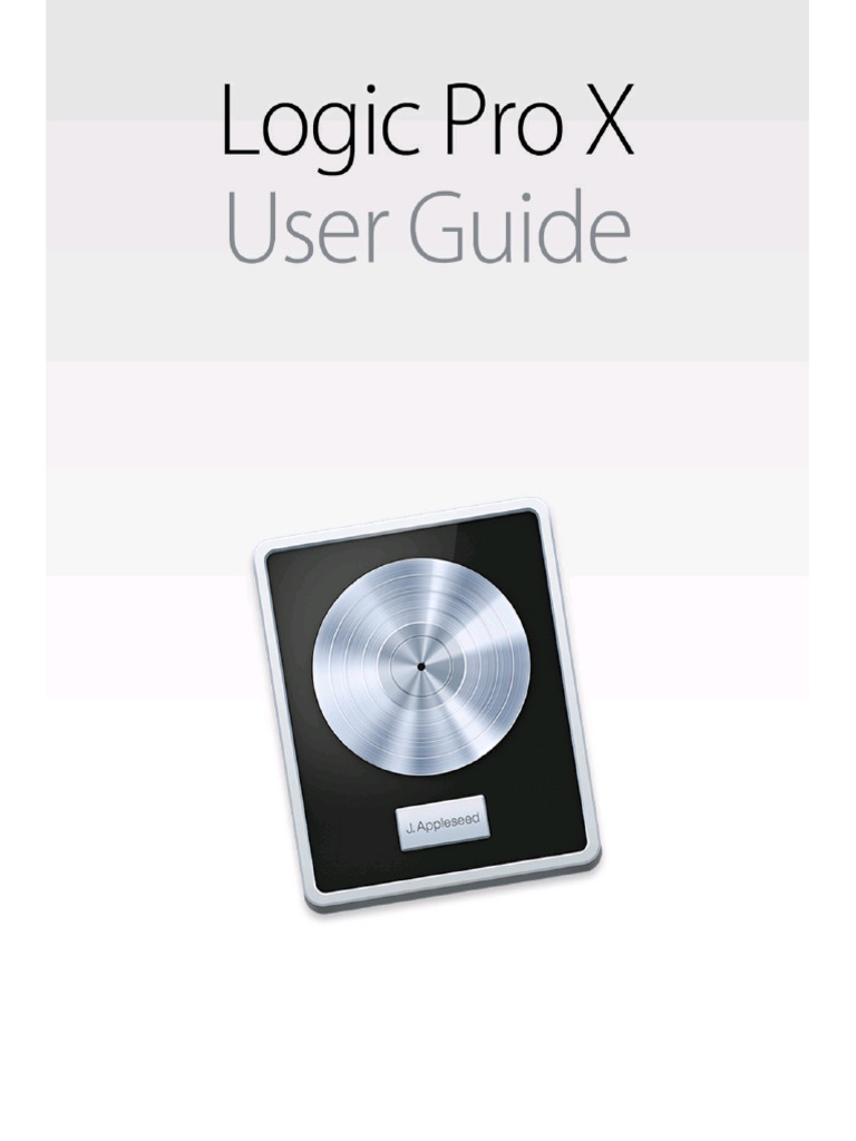 Logic Pro X - User Guide - Apple Inc | PDF | Synthesizer | Computing