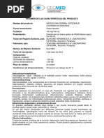 Refenax Gotas Nasales Prospecto | PDF | Asma | Farmacología