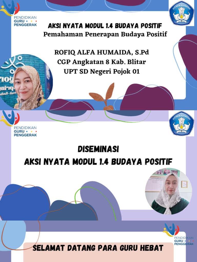 Bahan Diseminasi Aksi Nyata 1.4 Rofiq Alfa Humaida | PDF