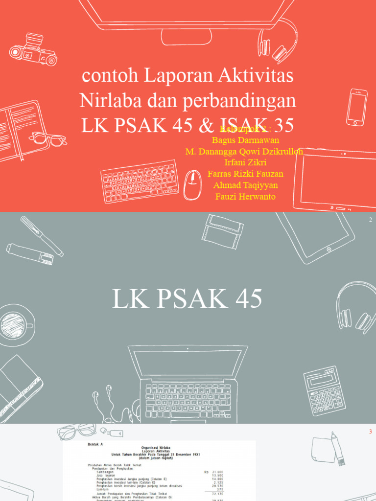 Contoh Laporan Aktivitas Nirlaba Dan Perbandingan LK PSAK 45 & ISAK 35 ...