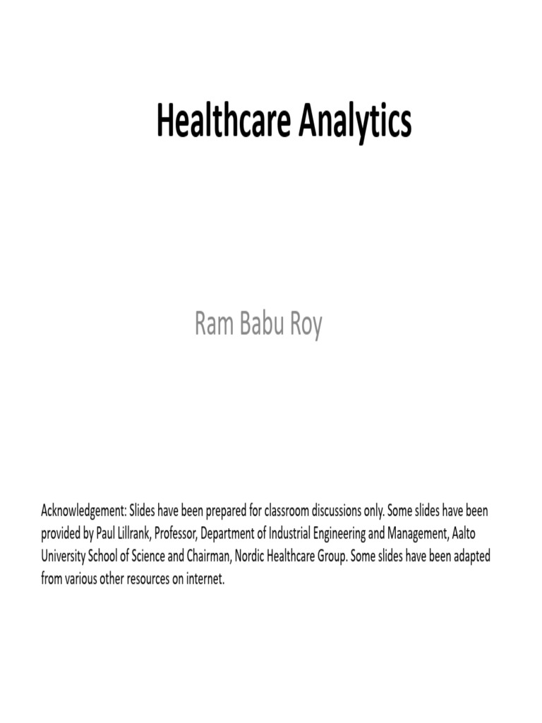 HCA Handout 1 | PDF | Electronic Health Record | Health Care