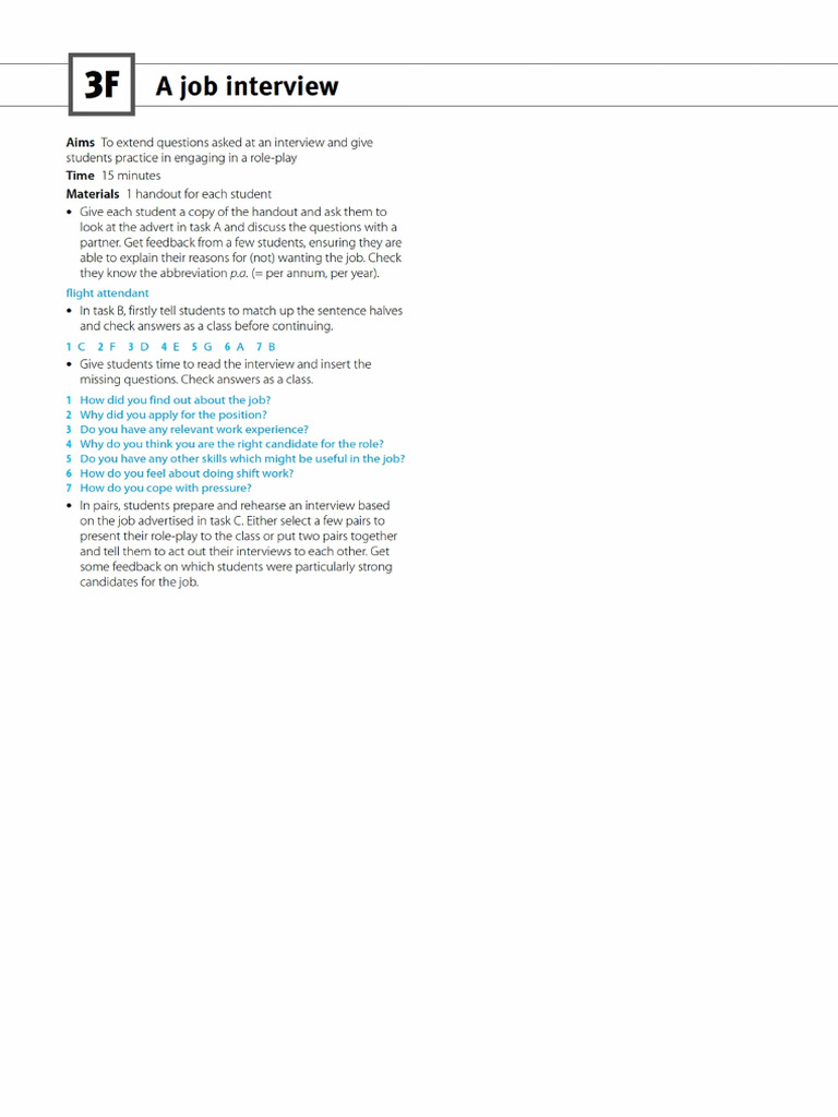 Job Interviews | PDF