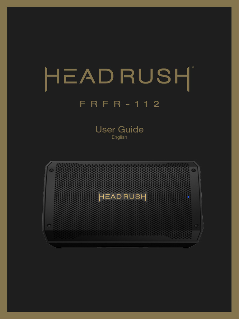 FRFR-112 MK2 - User Guide - v1.1 | PDF | Bluetooth | Loudspeaker