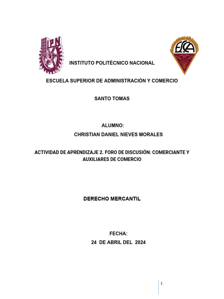 Actividad de Aprendizaje 3. Proyecto Integrador Parte I - El ... Actividad de Aprendizaje 3. Proyecto Integrador Parte I - El ...