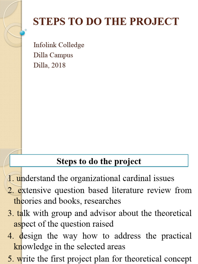 Steps To Do The Project | PDF | Swot Analysis | Methodology