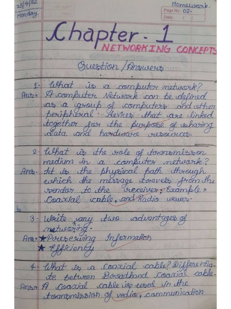 (Questions-Answers of Chapter-1,2,3,4) Computer Class-8 | PDF