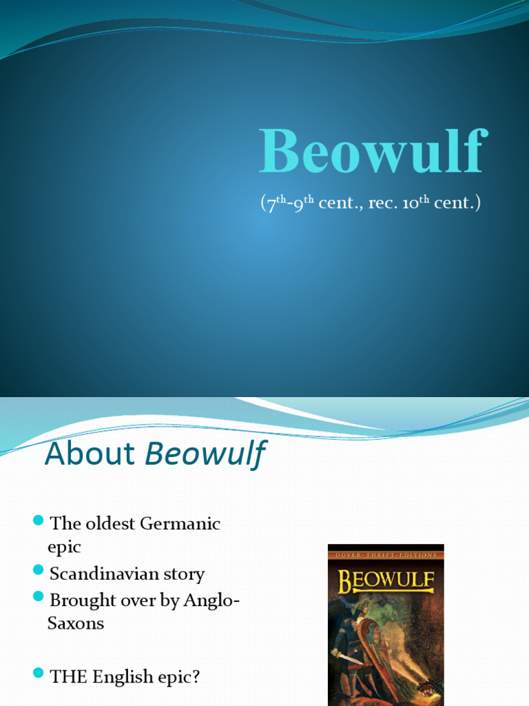 Overview of Beowulf Epic Poem | PDF | Beowulf | Old English Poems