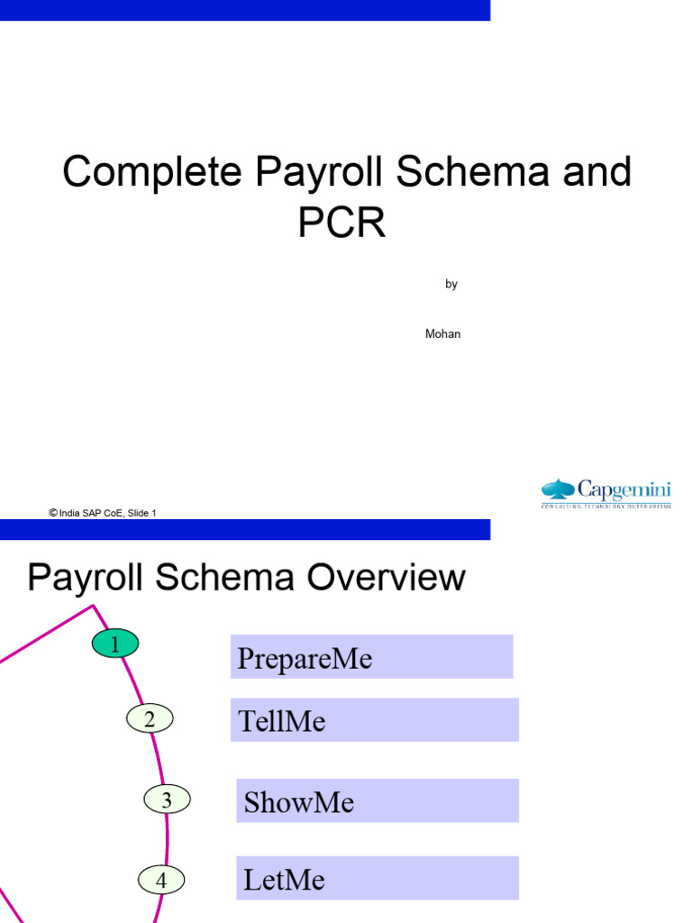 Complete Payroll PCR Schema | PDF | Payroll Tax | Payroll
