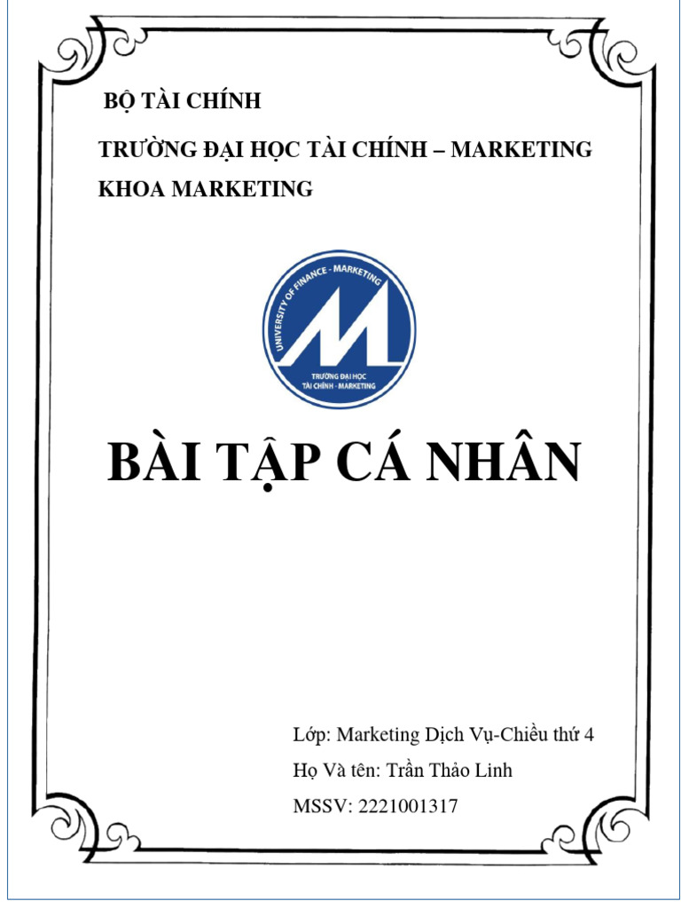 TranThaoLinh 2221001317 BTCN | PDF