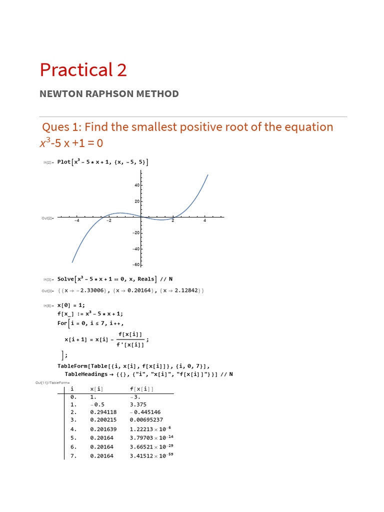 Newton Raphson | PDF | Mathematics | Mathematical Analysis