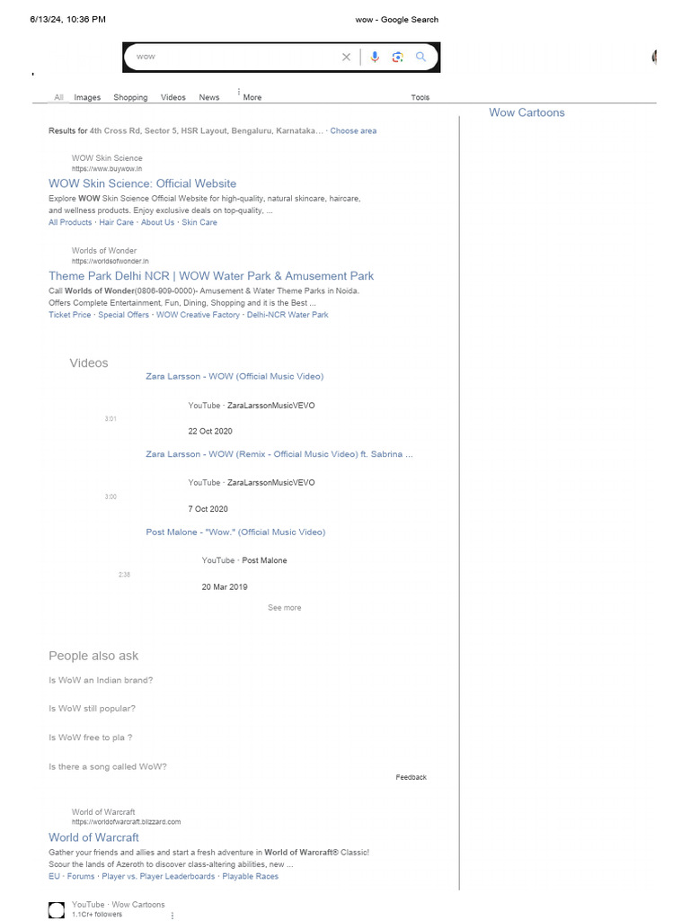 Wow - Google Search | PDF | World Of Warcraft