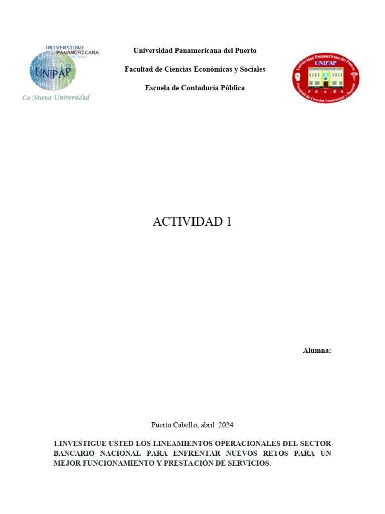 Act 1 Banca y Seguros Corte 3 | PDF | Bancos | Economias