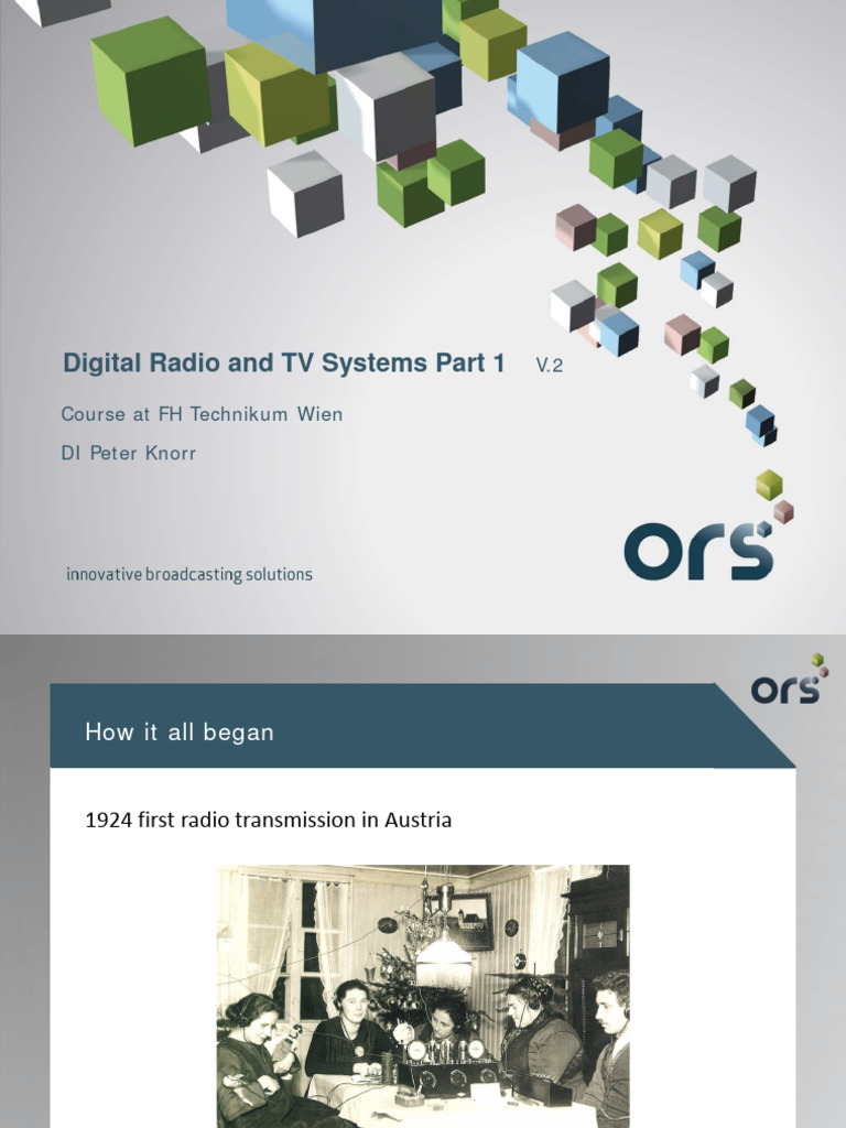 Digital Broadcasting Systems Overview | PDF | Data Compression ...