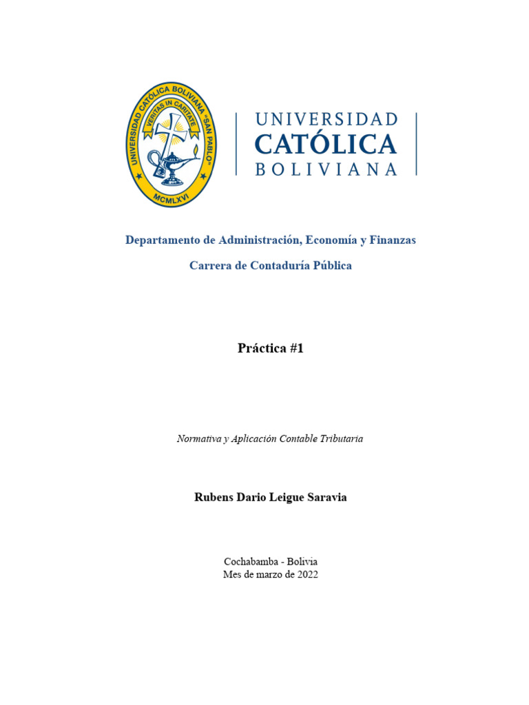 Carátula Practica 1 | PDF