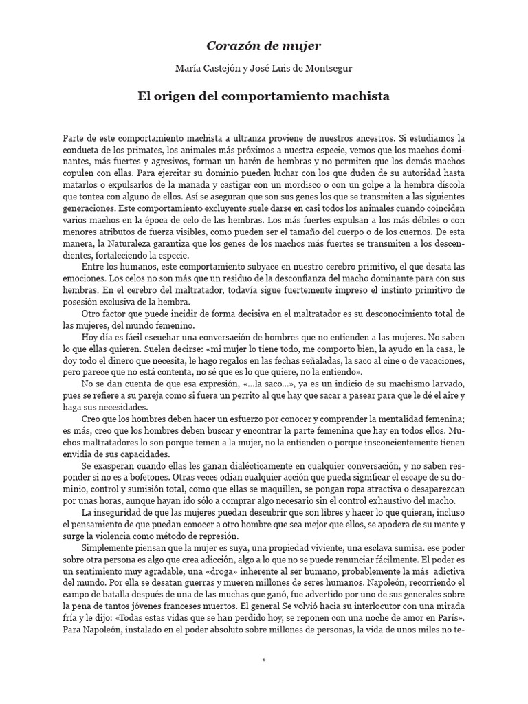 Machismo | PDF | Machismo