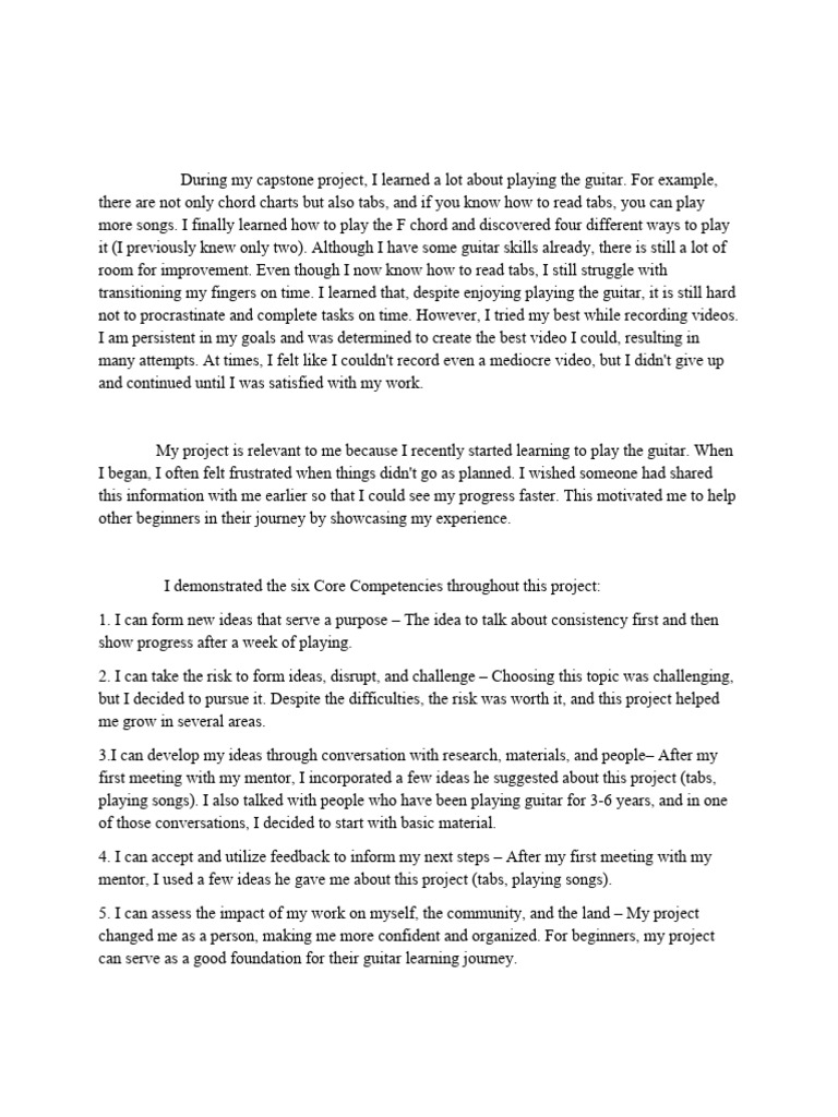 Final Journal Reflection | PDF | Cognition | Behavior Modification