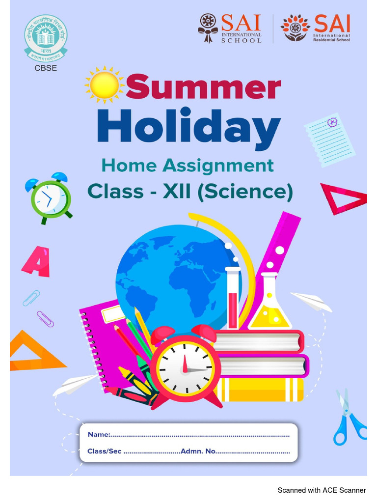 Holiday Assignment | PDF
