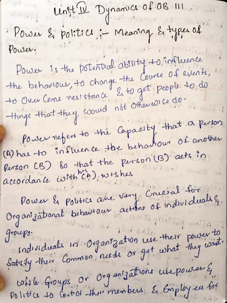 Understanding Organizational Power Dynamics | PDF