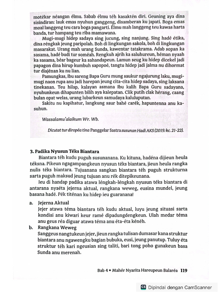 Nulis Jeung Parigel Biantara | PDF