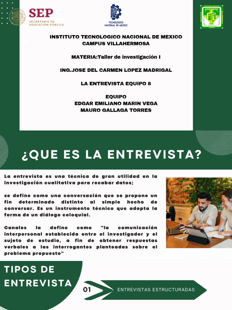 ENTREVISTA - EQUIPO8-Taller | PDF