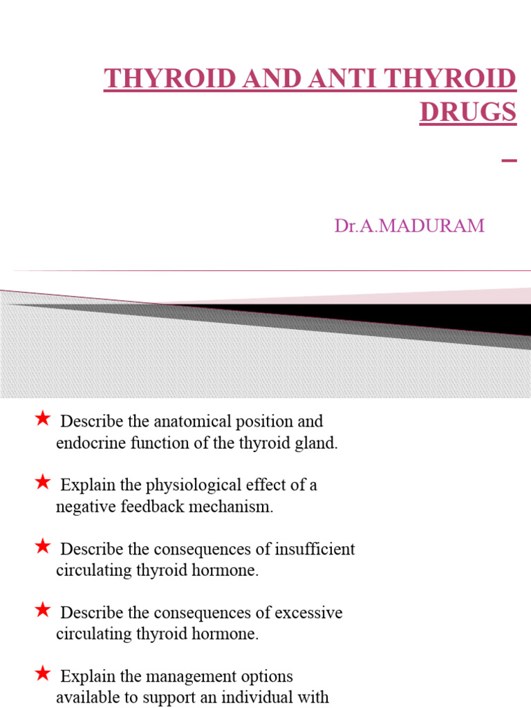 Thyroid Hormone | PDF | Thyroid | Hormone