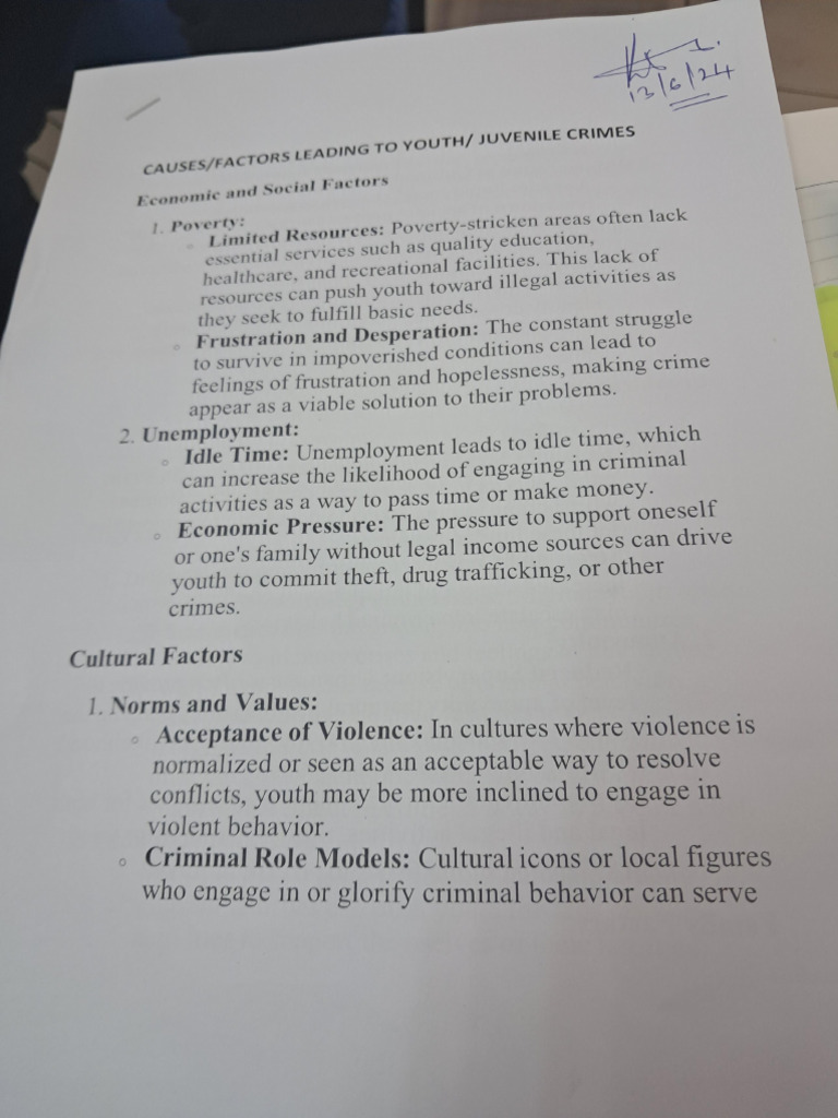 Youth Crime | Download Free PDF | Crimes | Crime & Violence