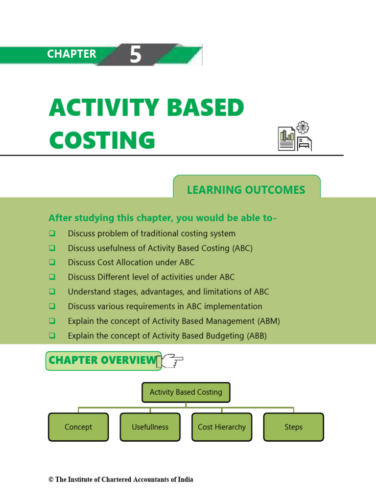 Chapter 5 Activity Based Costing - DO-unlocked | PDF | Cost | Cost ...
