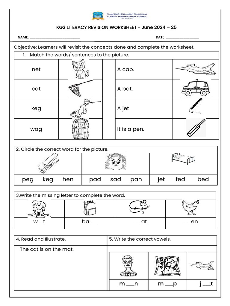 Literacy Revision Worksheet June (CW) | PDF | Applied Linguistics ...