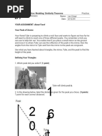 2.11.2 Project - Performance Task - The Parallax Problem (Project) | PDF | Speed | Triangle