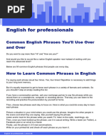 100 Two-Word English Phrases | PDF