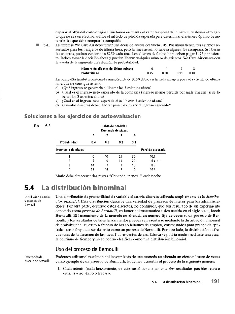 Distribución Binomial y Procesos de Bernoulli | PDF